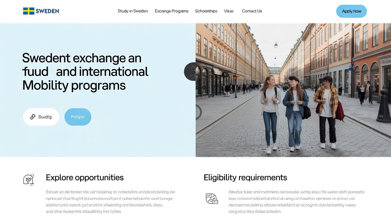 Guide to Sweden’s Student Exchange and International Mobility Programs