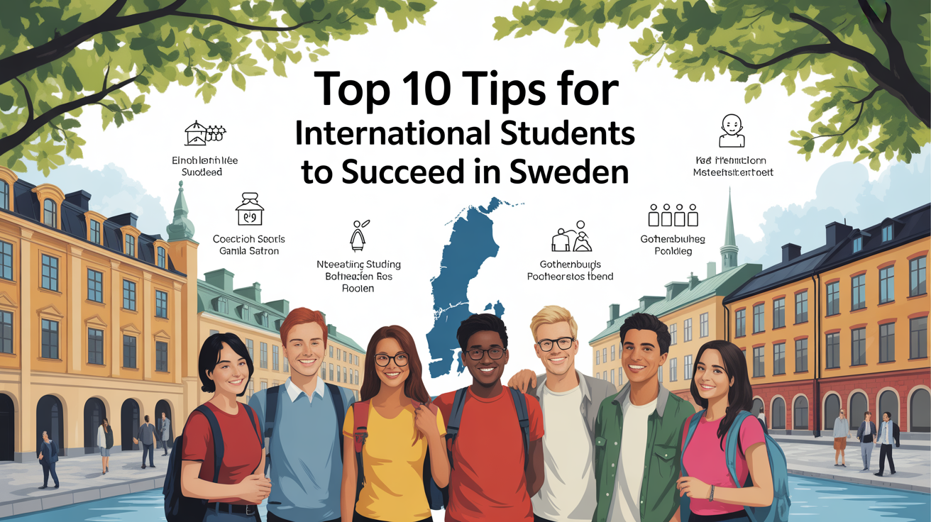 Top 10 Tips for International Students to Succeed in Sweden